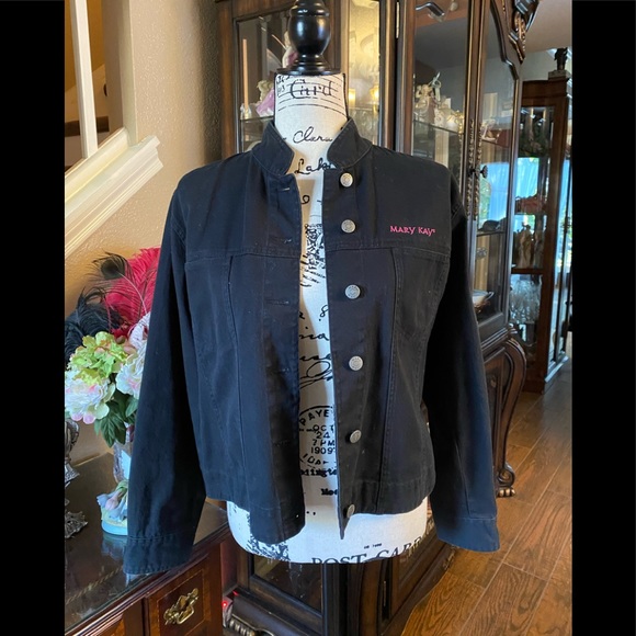 Mary Kay | Jackets & Coats | Mary Kay Black Denim Jacket | Poshmark